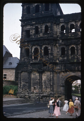 Trier Germany Women People 1950s 35mm Slide Red Border Kodachrome | eBay