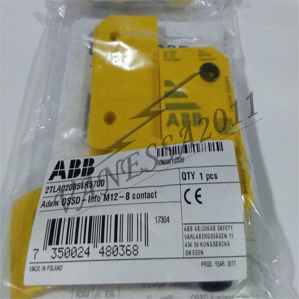 ONE NEW ABB 2TLA020051R5700 Safety Sensor ADAM OSSD-info M12-8 | eBay