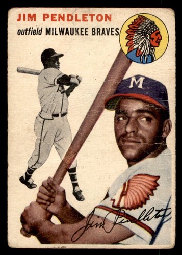 1954 Topps Baseball #165 Jim Pendleton PR *h1 | eBay