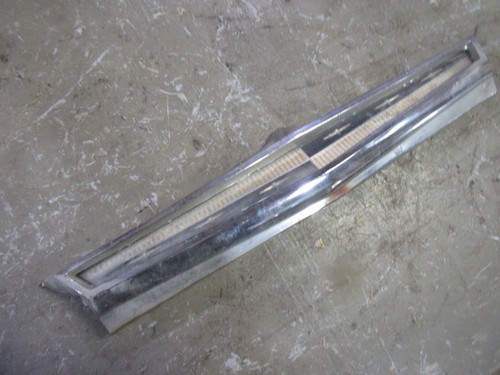 1961 Mercury Meteor 600 exterior center hood emblem chrome trim molding ...