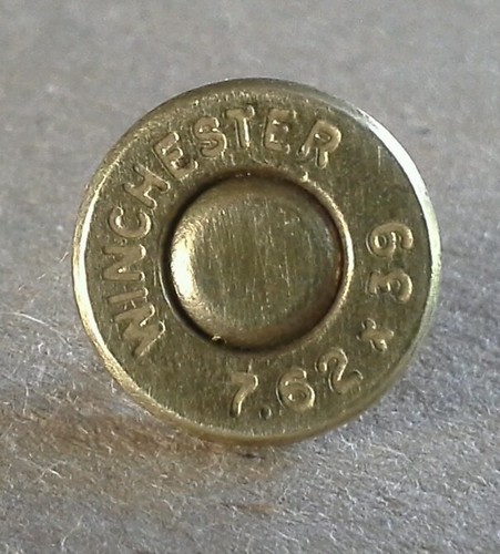 7.62x39 Bullet Lapel Pin. Unique un-dented primer! Most caliber ...