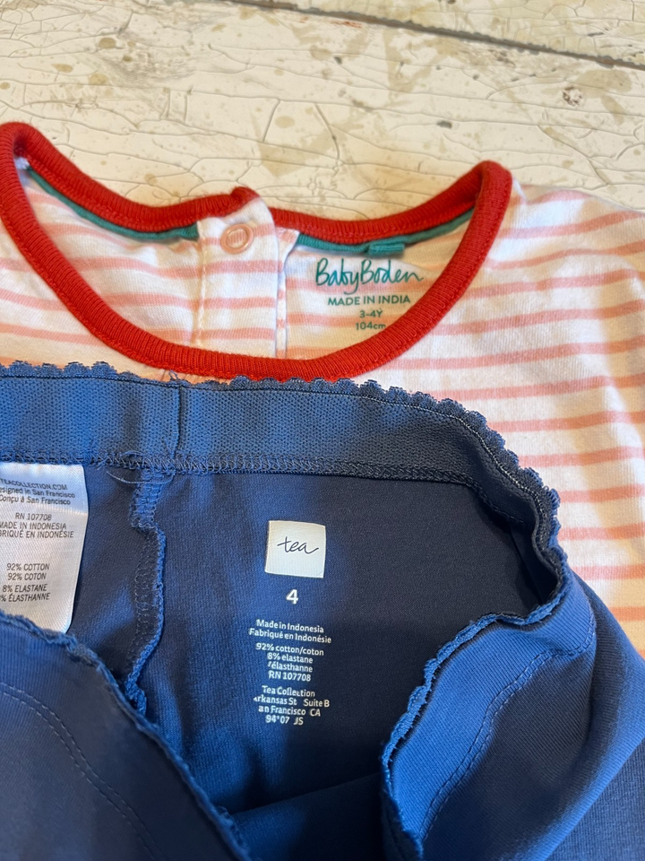 Girl's MINI BODEN/TEA COLLECTION Size 3-4 Lady Bug Theme Outfit | eBay