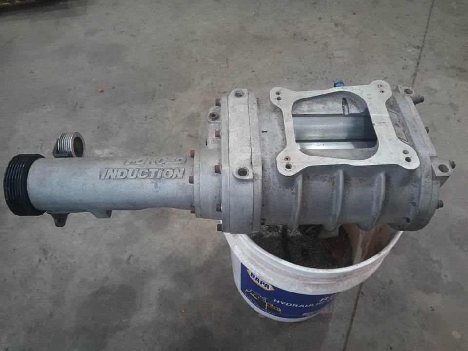 B&M 144 Small Block Chevy Supercharger Blower with tensioner | eBay