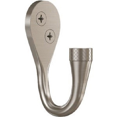 (1-2pk)-National Hardware Powell 2-5/8 In. Satin Nickel Knurled Hook N337-910 | eBay