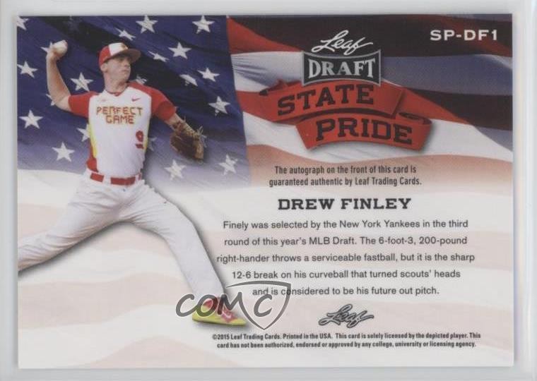 2015 Leaf Metal Draft State Pride Drew Finley #SP-DF1 Auto | eBay