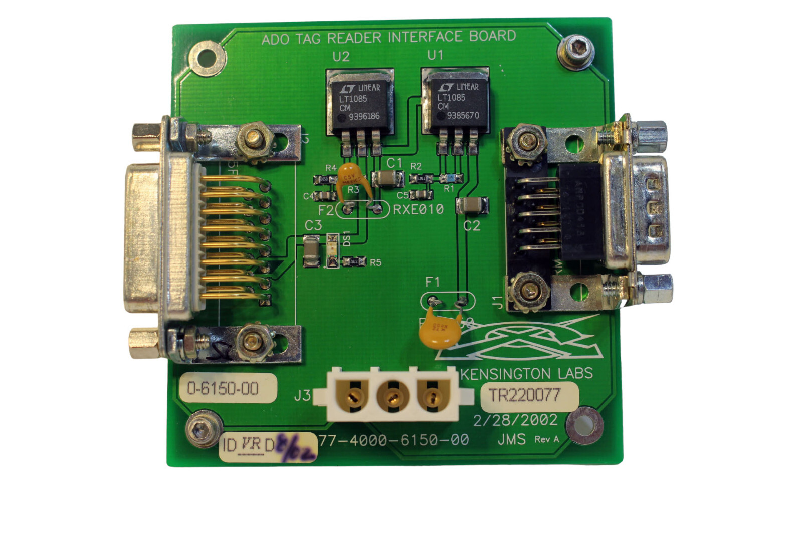 ADO Tag Reader Interface Board 77-4000-6150-00 Kensington Labs TR220077 ...