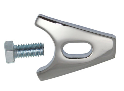 Chrome Steel Performance Chevy Distributor Clamp Hold Down SBC BBC SB ...