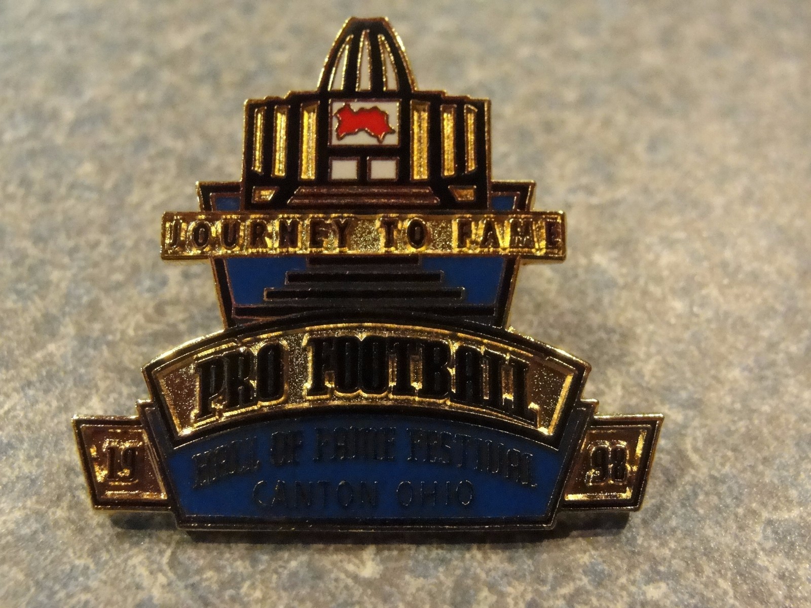 L#454 1998 Pro Football Hall of Fame pin. | eBay