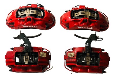 Maserati Ghibli SQ4 Quattroporte SQ4 GTS Red Brembo Brake Caliper Front ...