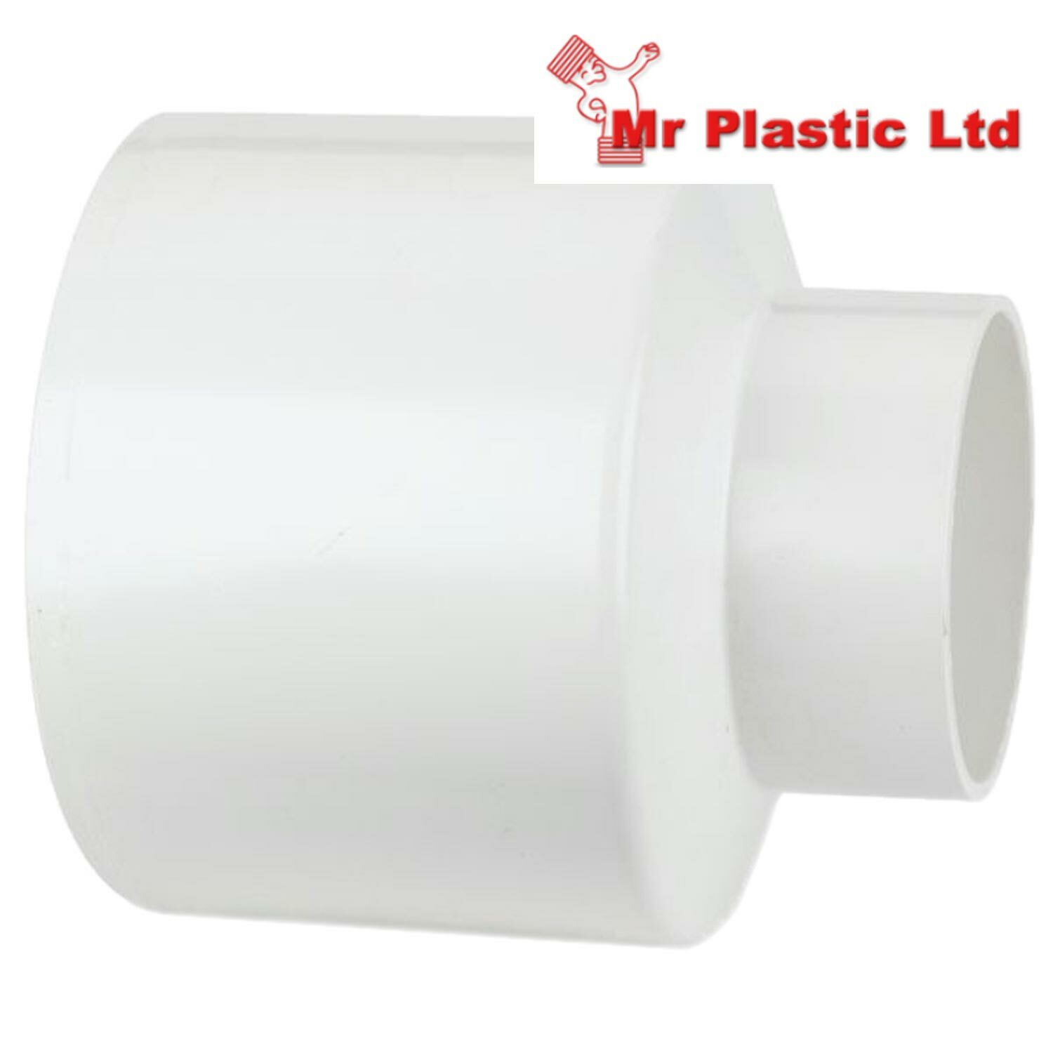 Polypipe 110mm Ring Seal, Push Fit Soil and Vent Pipe Fittings in White ...