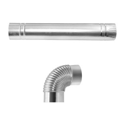 Stove Pipe, Flue Pipe Extension Pipe, Fittings, Vent Chimney Pipe ...