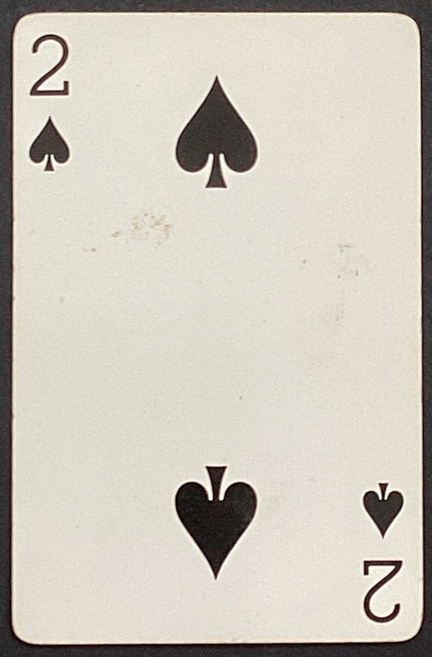 Flowers Vintage Single Swap Playing Card 2 Spades | eBay