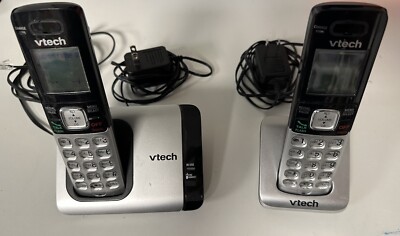 VTech CS6719-2 DECT 6.0 2-Handset Cordless Phone 735078028242| eBay
