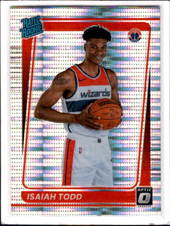 2021-22 Panini Optic Isaiah Todd TARGET PULSAR PRIZM RC ROOKIE #187 ...