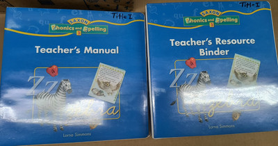 Saxon Phonics & Spelling Grade 3 Teacher Manual & Resource Binder ELA ...