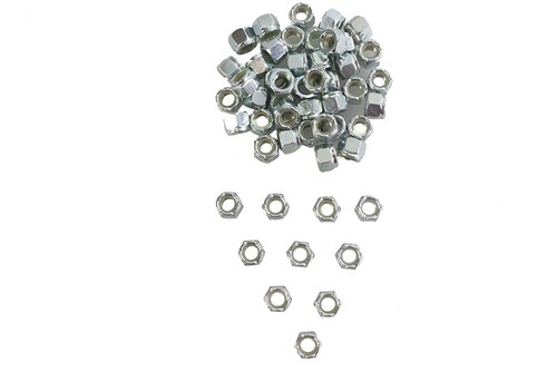 Zinc Hex Nuts 3/8 inch-16 Nyloc fits Harley Davidson | eBay