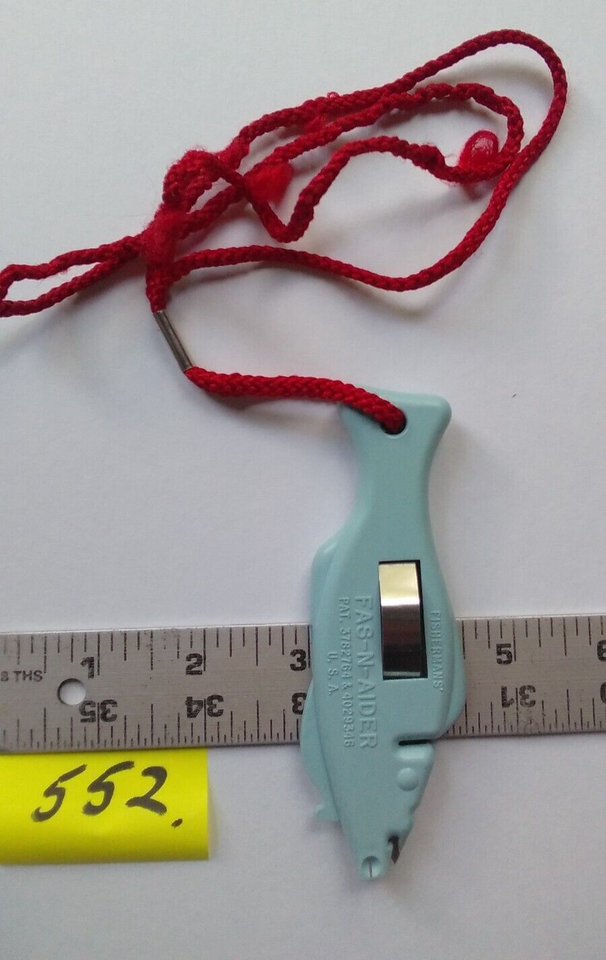 #552) COLBY'S FAS-N-AIDER FISHERMAN'S KNOT-TYER...TIE YOUR HOOK IN 15 ...