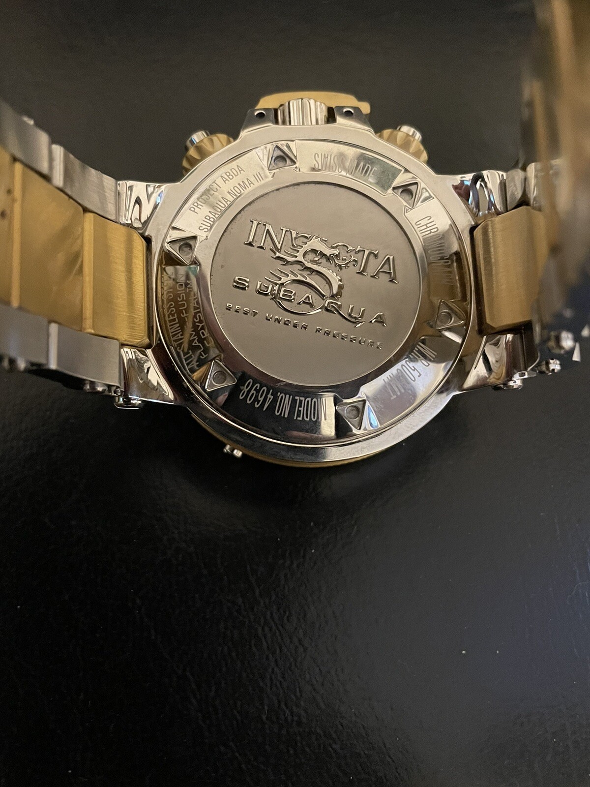 Original Invicta Swiss Made Subaqua Chronograph Watch set in 3 Slot ...