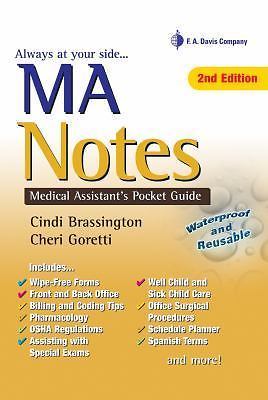 MA Notes Medical Assistant's Pocket Guide SPIRAL-BOUND 2nd Edition ...