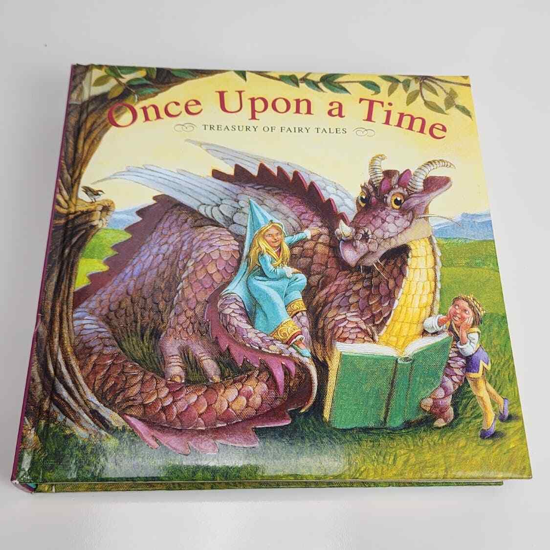Once Upon a Time Treasury of Fairy Tales Padded Hardcover Book -Gold ...