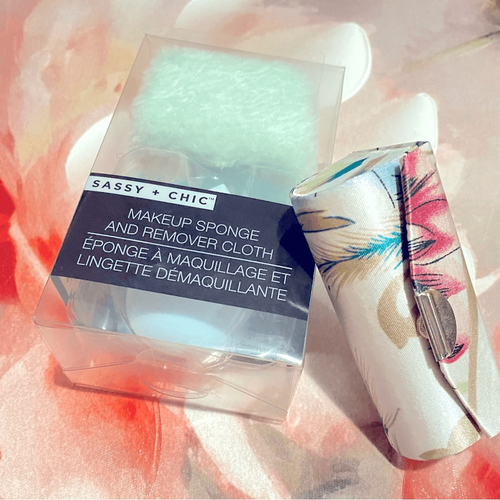 Sassy +Chic Makeup Sponge and Remover Cloth & Lipstick Case | eBay