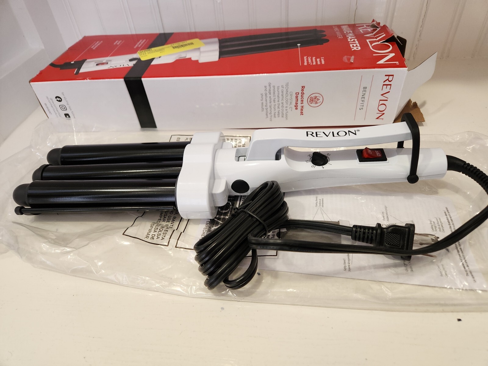 Revlon Wave Master Jumbo 3 Barrel Hair Waver new open box | eBay