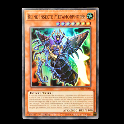 carte YU-GI-OH LED2-FR008 Reine Insecte Métamorphosée SR | eBay