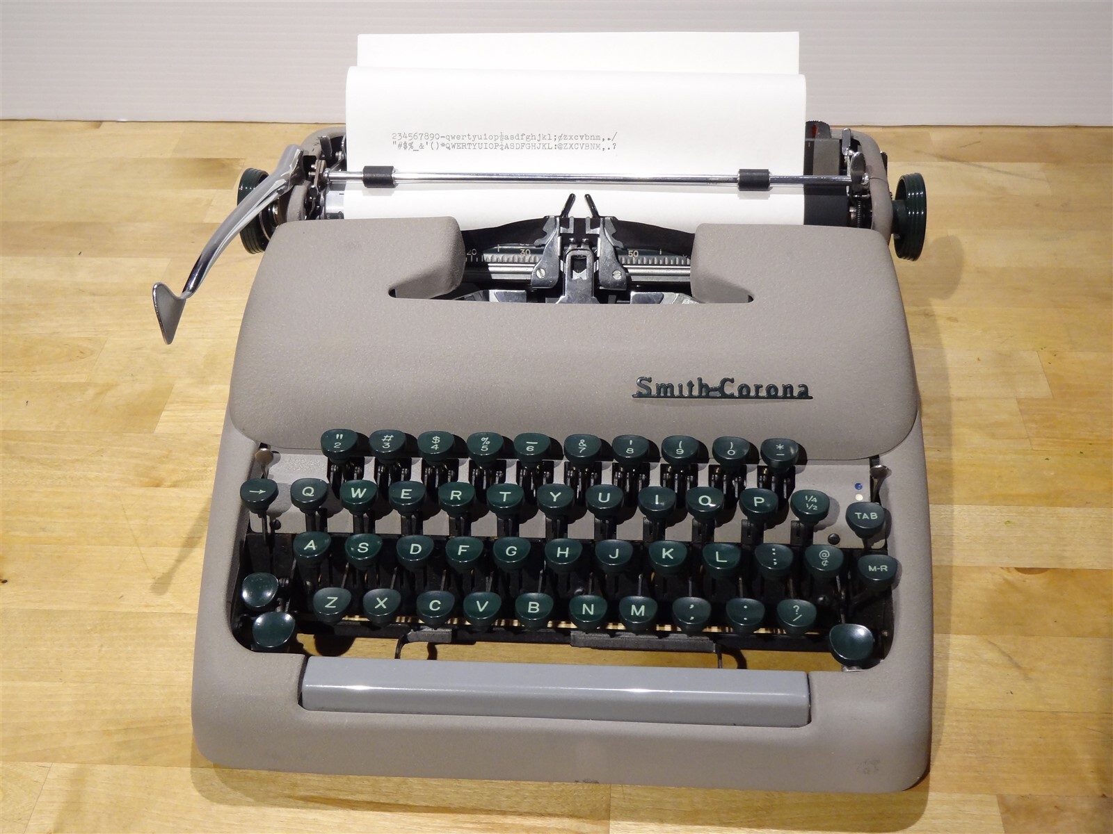 Vintage 1950s Smith Corona STERLING Portable Typewriter & Case | eBay