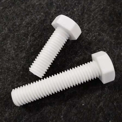 PP Polypropylene Plastic Hexagon Head Screws Cap Head Bolts M12 M14 M16 ...