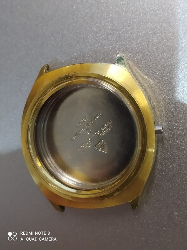 Omega Seamaster case Ref. 196.0072 Case & back case Gold Cal omega 1315 ...