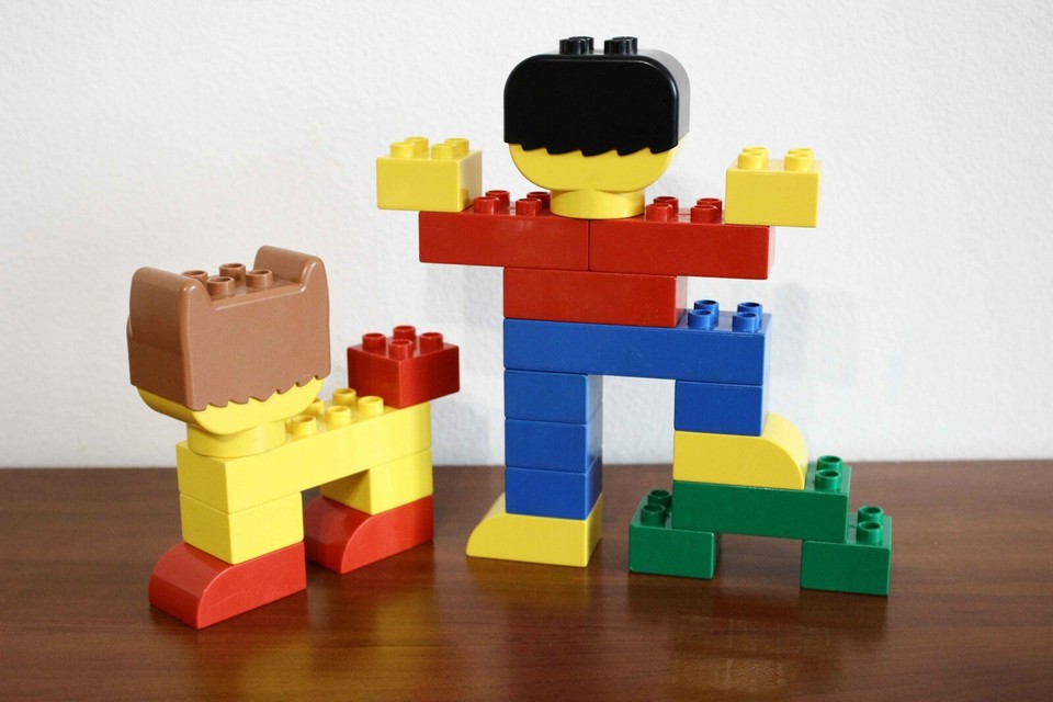 Lego Duplo Basic Set 2361-1 PreSchool Basic Building Set 100% complete ...