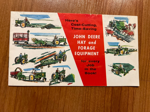Vintage John Deere advertising Booklet Hay & Forage Equipment | eBay