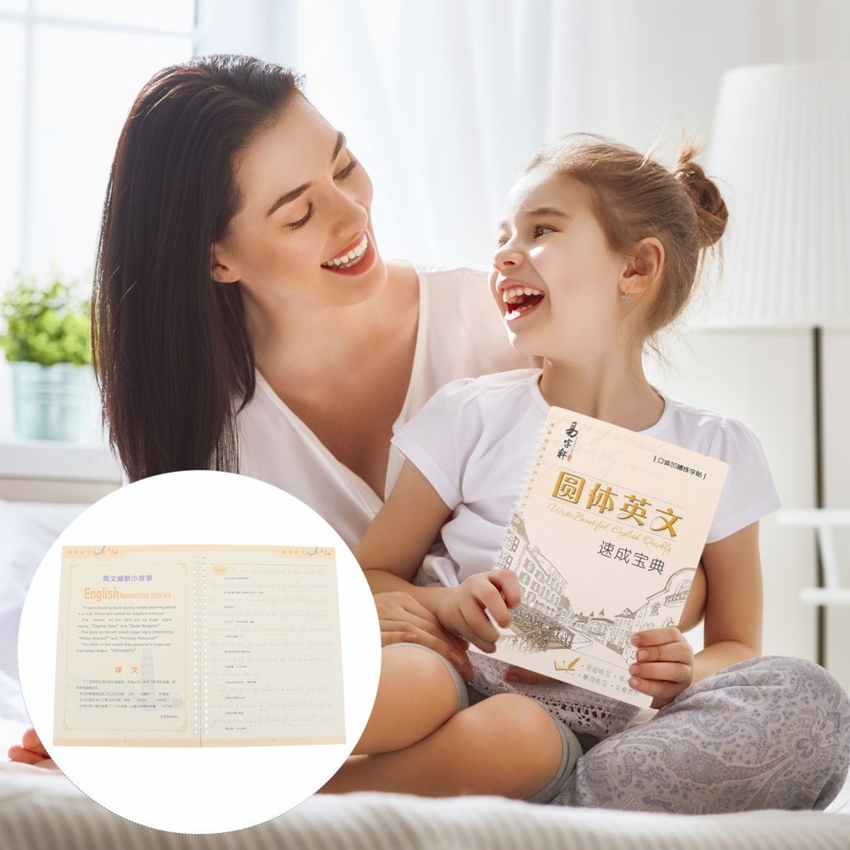 2 Pcs Kids Writing Practice Book Handwriting Exercise Books English ...