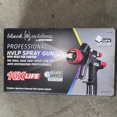 Spectrum Black Widow Professional HVLP Spray Gun 59825 Free Shipping ...