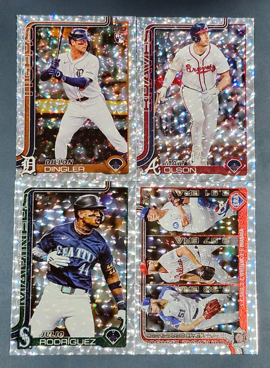 2025 Topps Series 1 SILVER CRACKLE FOIL BOARD You Pick - 2 Card Min. | eBay