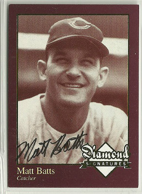 Matt Batts 2006 Diamond Signatures signed auto autographed card | eBay