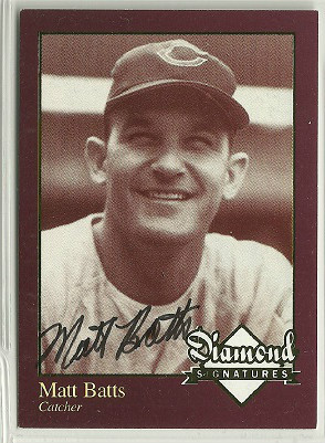 Matt Batts 2006 Diamond Signatures signed auto autographed card | eBay