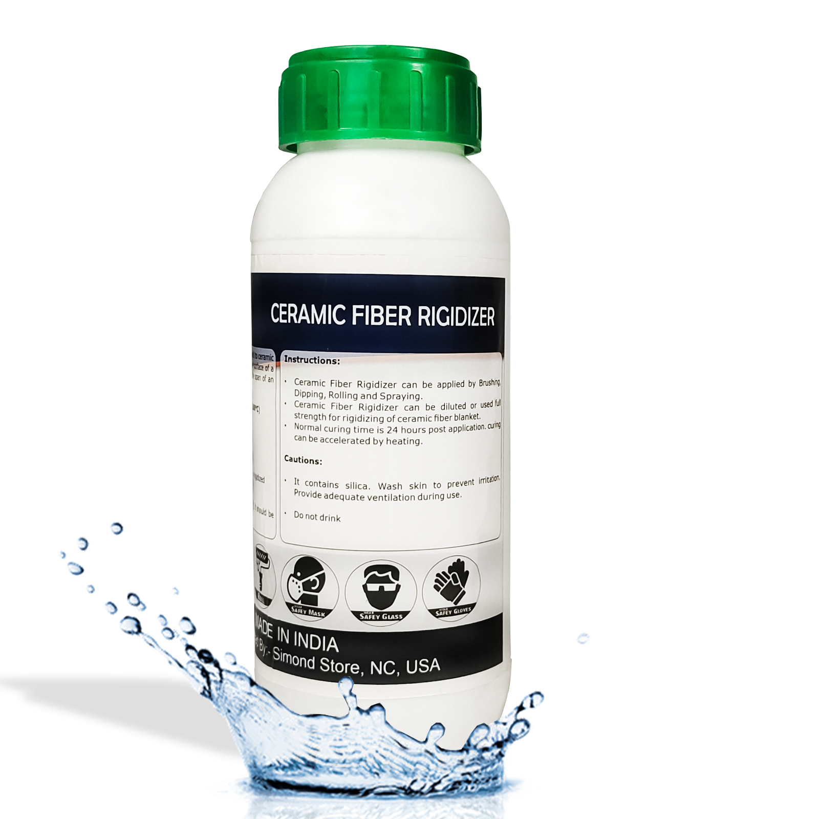 Coating for Ceramic Fiber Blanket Fireproof Insulation, 2300F - 16 Oz ...