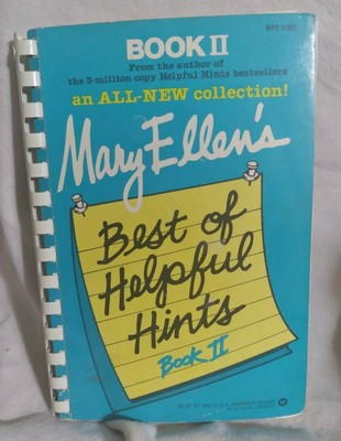 Mary Ellen's Best of Helpful Hints Book II 1st Edition 1st Printing ...