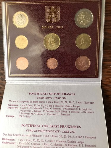 2021 Official Vatican Coin Set Pope Francis | eBay