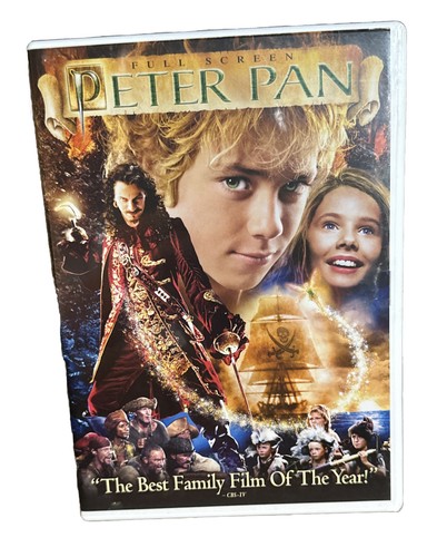 Peter Pan DVD Universal Pictures 2004 Full Screen Frame PG 1hr 54min ...