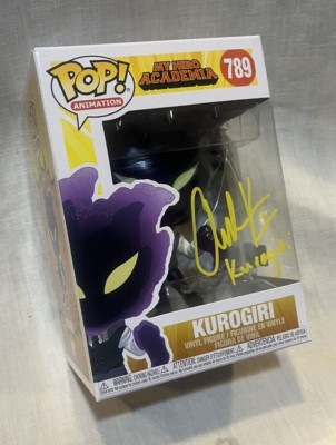 Kurogiri MHA Funko Pop! signed Chuck Huber My Hero Academia 789 OC ...