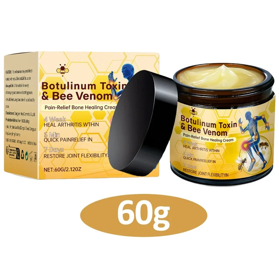Botulinum Toxin & Bee Venom Pain-Relief Bone Healing Cream Relief Care ...