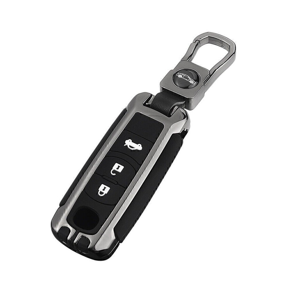 Gray Car Remote Key Fob Case Cover Shell Holder Fits Mazda 3 6 CX5 CX ...