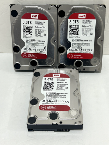 21TB (7x3TB) Western Digital Red Plus 3.5" WD30EFRX SATA NASWARE 3.0 ...