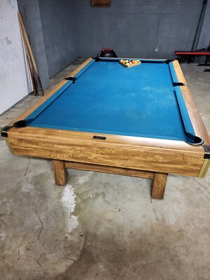 Brunswick, Used 8 ft slate pool table for sale | eBay