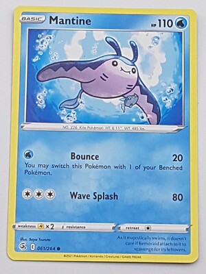 Pokémon TCG Einzelkarte Mantine bespielt | eBay.de