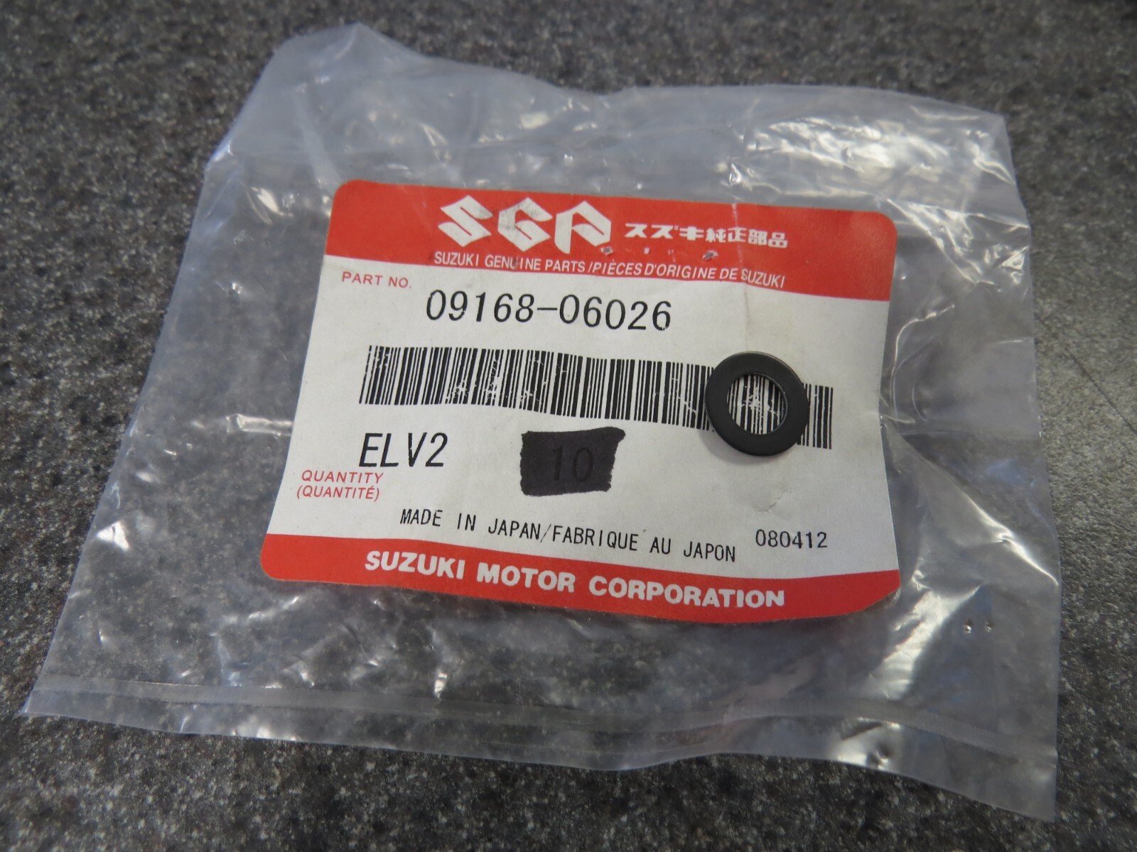 NOS Suzuki OEM Gasket 99-00 DT100 89-90 DT140 90-94 DR250 09168-06026 ...