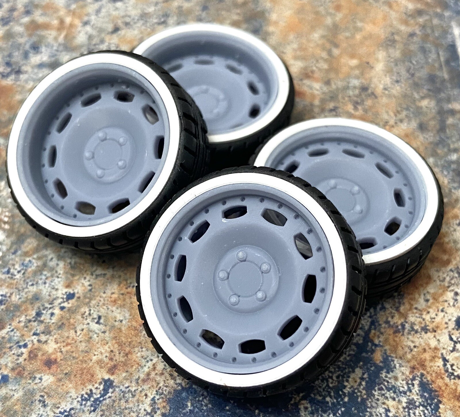 Resin 22 In. “Essence” Wheels, W/One In. Whitewalls,1/24 1/25 Scale | eBay