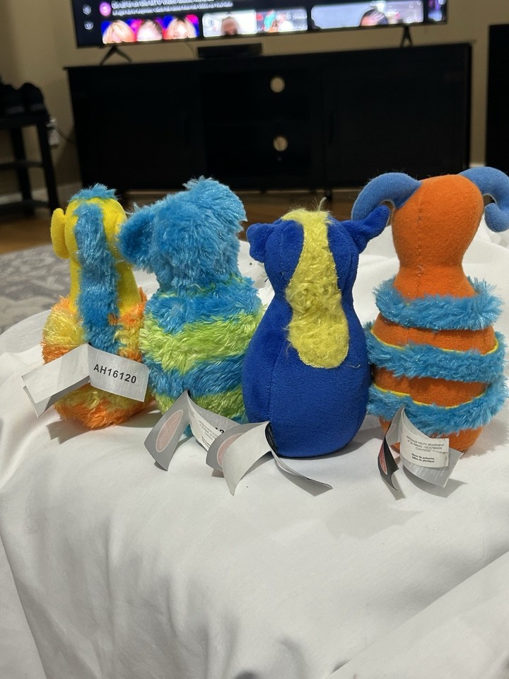 Melissa And Doug Monster Bowling Pins Plush Toy Stuffed Animal ...